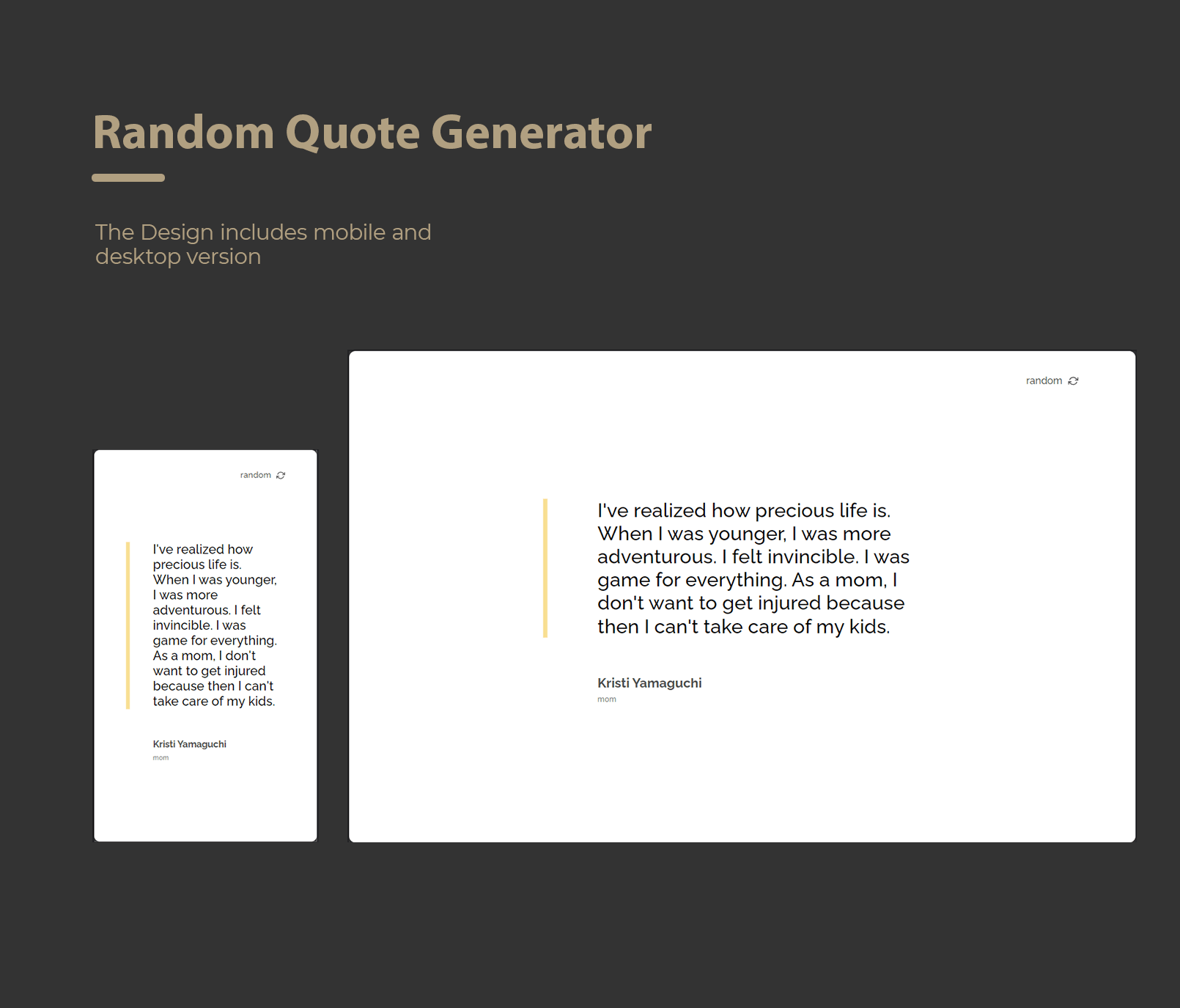 GitHub - Meysow/Quote-Generator